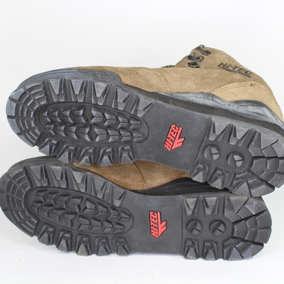Hi-Tec | Shoes | Vintage New Hi Tec Mens 9 Suede Hiking Boots Tan ...